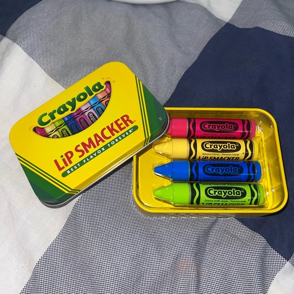 Makeup | Lip Smacker Crayola Series 4 Count Lip Balm | Poshmark